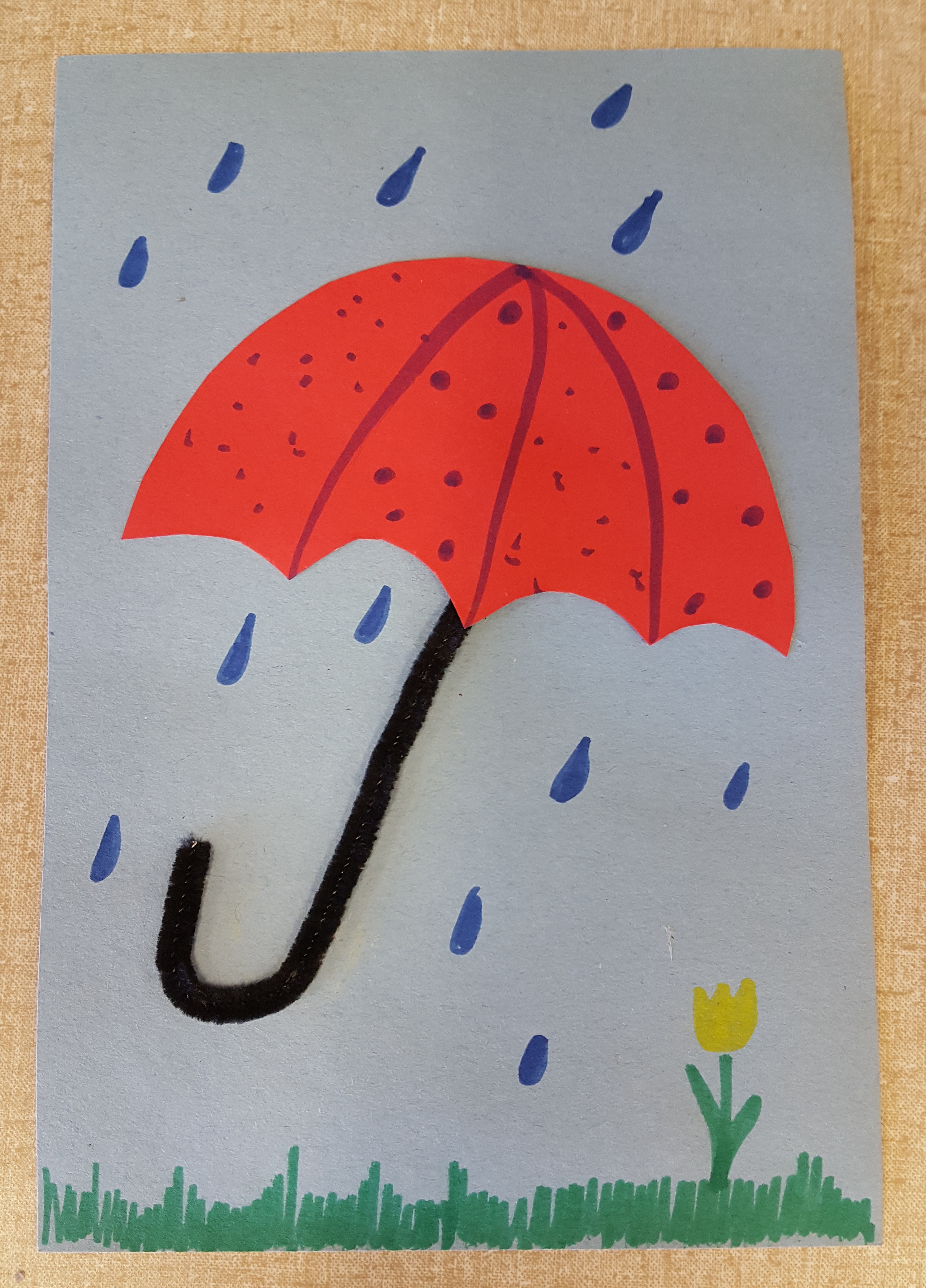 umbrella craft – Storytime in the Stacks