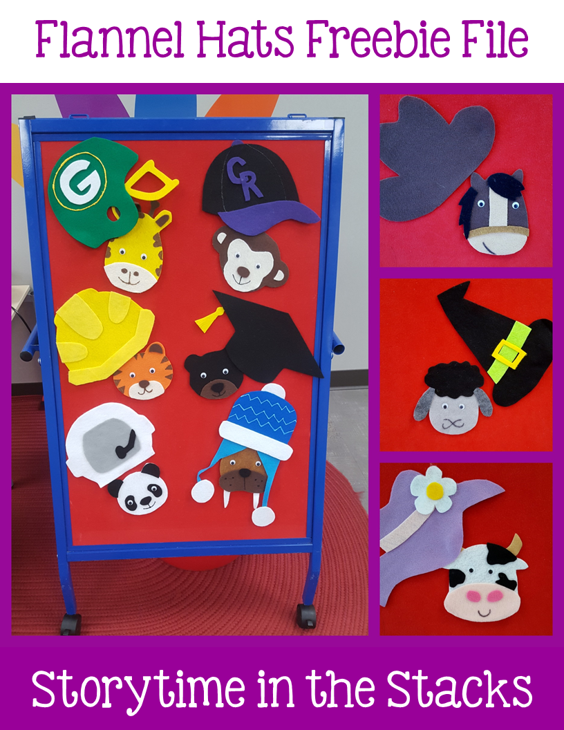 Flannel Friday: More Hats – Storytime in the Stacks
