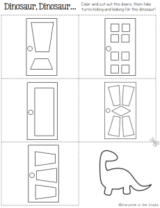 Flannel Friday: Dinosaurs & Doors Early Math Makeover – Storytime in ...