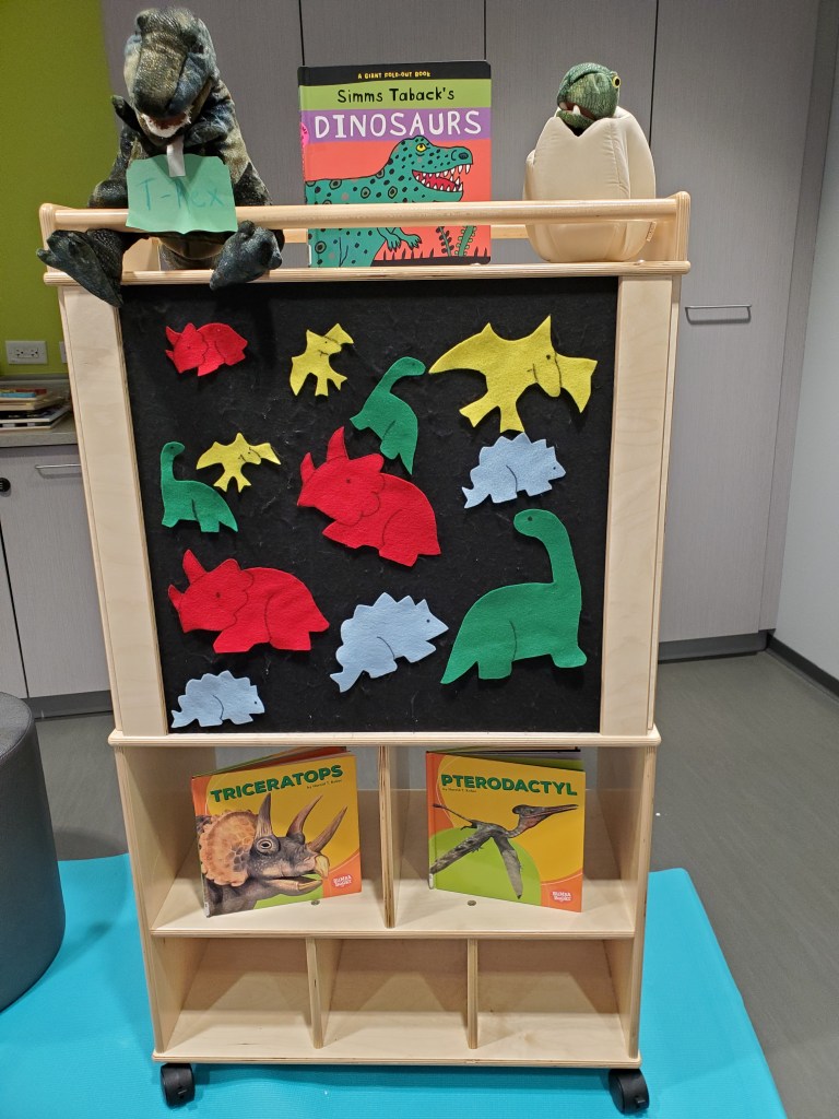 Family Storytime Spotlight: Dino Days – Storytime in the Stacks