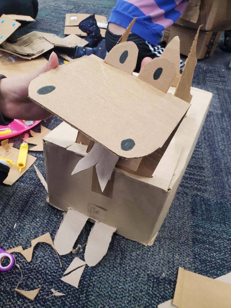 STEAM Family Fun with Cardboard! – Storytime in the Stacks
