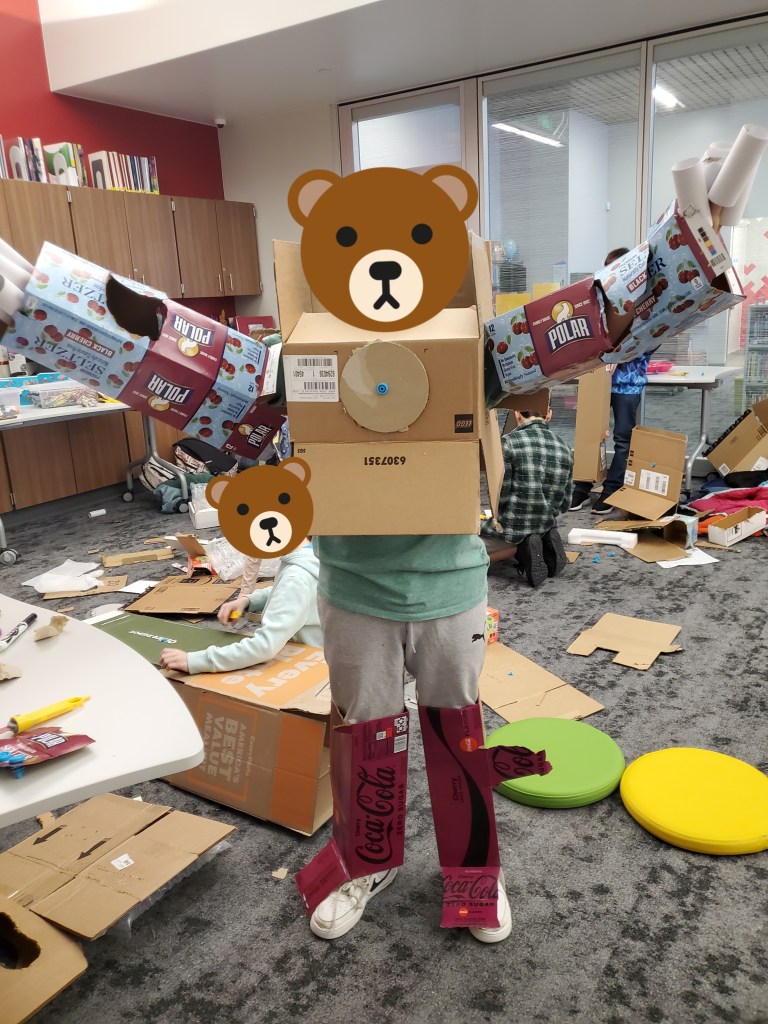 STEAM Family Fun with Cardboard! – Storytime in the Stacks