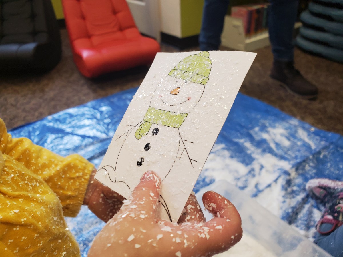 Sensory Play Storytime: Snow – Storytime in the Stacks